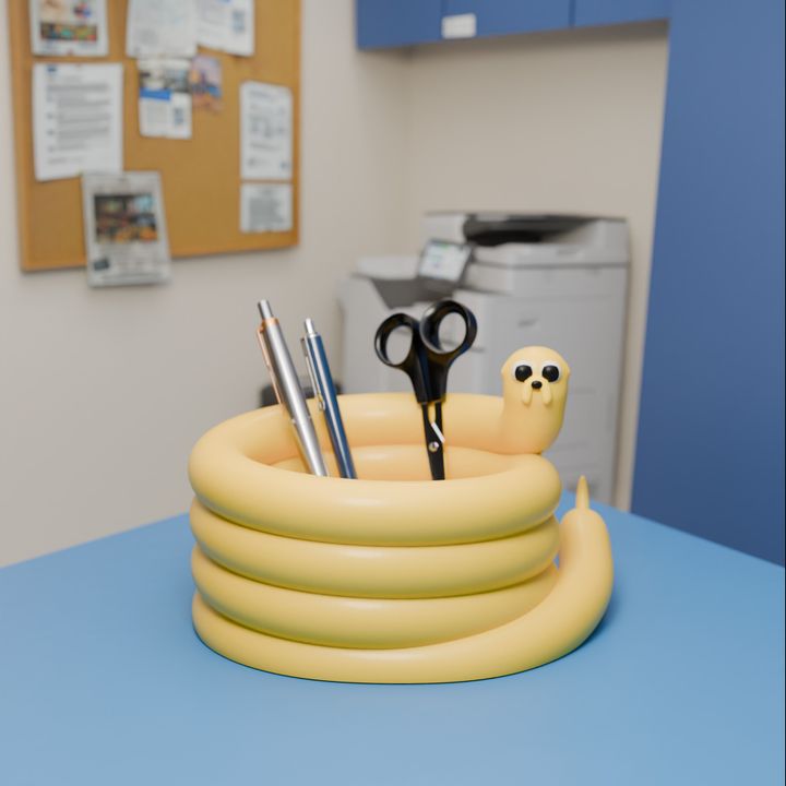 3D Printable Jake The Dog Penholder by Studio Tridimen